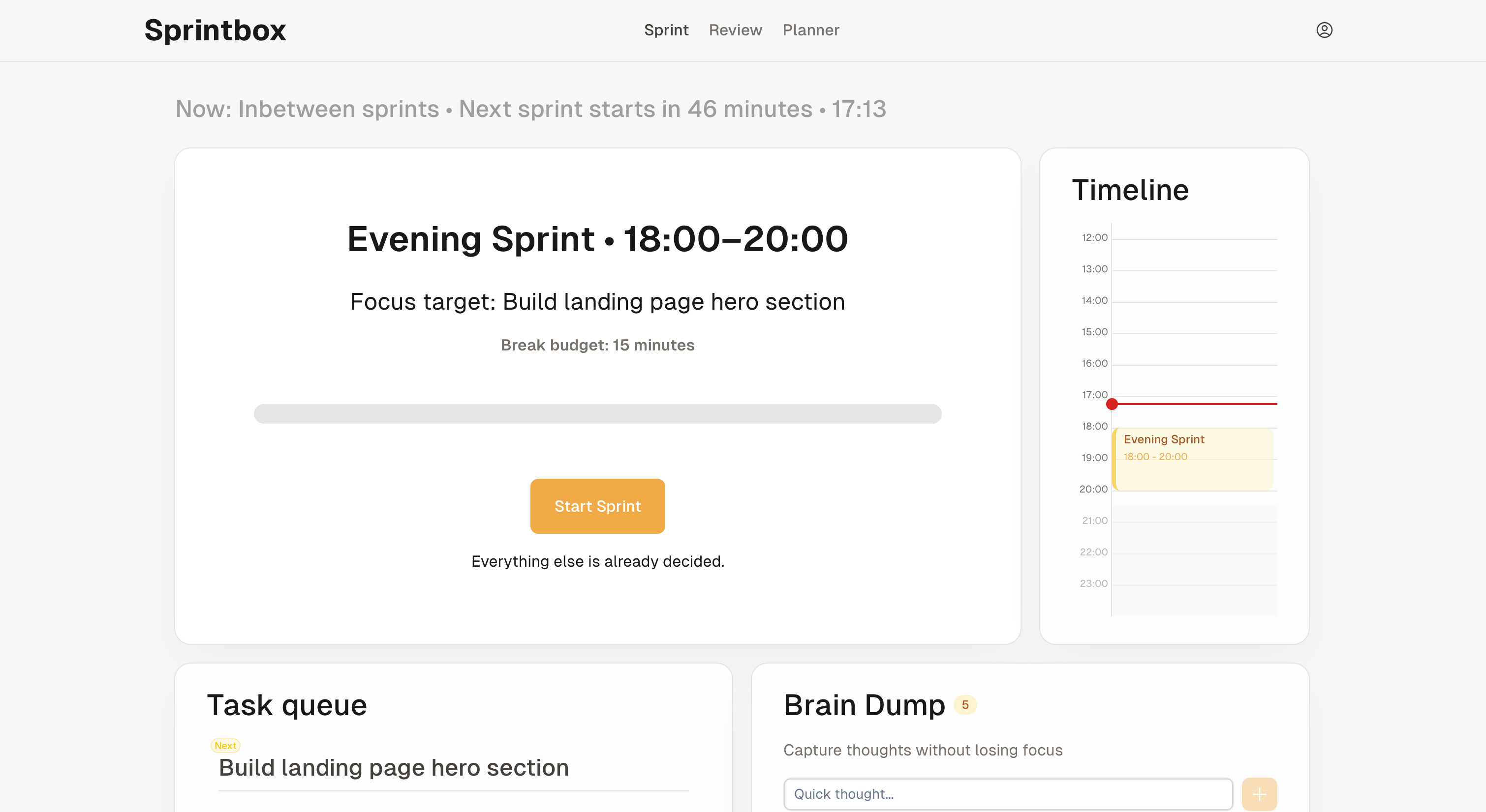 Sprintbox – Deep Focus System for Hours of Uninterrupted Work | Sprintbox